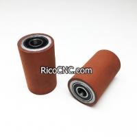 China Rubber Feed Roller 33x10x55mm with Bearing for Woodworking Edgebanding Machine for sale