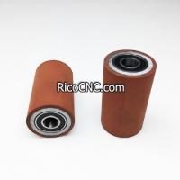 China Rubber Feed Roller 33x10x55mm with Bearing for Woodworking Edgebanding Machine for sale