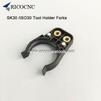 China Black ISO30 SK30 DIN69871 CNC automatic tool changer parts tool forks for ATC HSD Spindle for sale