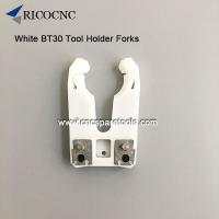 China CNC tool changer gripper white BT30 tool clip for auto tool changer CNC router machines for sale