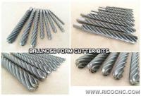 China Long flute CNC foam cutter tools big foam router bits for EPS foam cutting for sale
