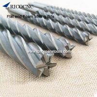 China HSS flat endmills CNC foam cutting router bits for routing eps foam cutting CNC for sale