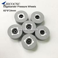 China 60x8x24mm Edgebander Rubber Pressure Wheels for Biesse Edge Banding Machine for sale
