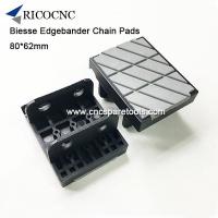 China Biesse Edgebander parts 80x62mm Track Pads Conveyor Chain Pads for Edgebanding Machine for sale