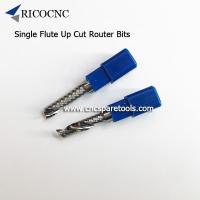 China Solid carbide up cut single flute woodworking spiral CNC router bits for sale