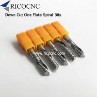 China Single Edge 'O' Flute Down Cut Spiral End Mills for Honeycomb Panel Cutting for sale