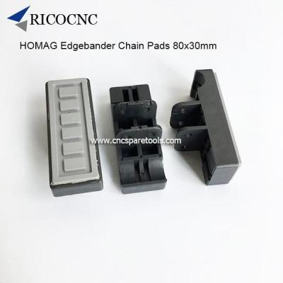 China HOMAG Edgebander Parts Track Pads 80x30x18mm Conveyance Chain Pads from China supplier for sale