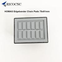 China Machinery accessories 79x61mm Conveyor Chain Track Pads for HOMAG Brandt edgebander for sale
