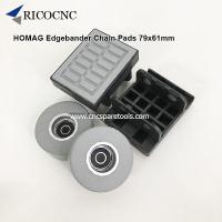 China Machinery accessories 79x61mm Conveyor Chain Track Pads for HOMAG Brandt edgebander for sale