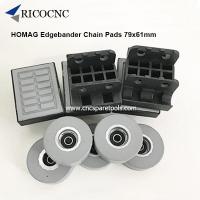 China Machinery accessories 79x61mm Conveyor Chain Track Pads for HOMAG Brandt edgebander for sale