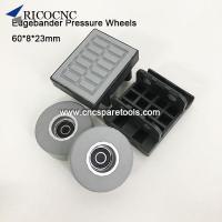 China 60x8x23mm Edgebander Rubber Pressure Roller Wheels for woodworking Edge Banding Machine for sale