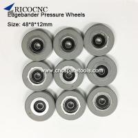China woodworking edgebander machines 48x8x12mm Pressure Roller Wheels with bearings for sale for sale
