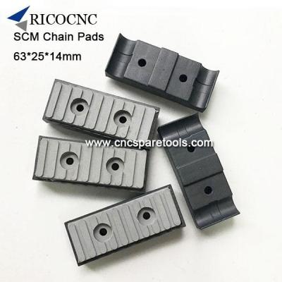 China SCM edgebander parts 63x25x14mm Track Pads Conveyor Chain Pads for SCM Edgebander for sale