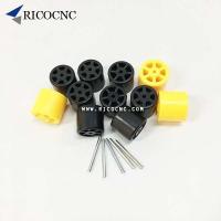 China Biesse Black Plastic Edgebander Panel Support Beam Roller Side Wheels for automatic edge banding machines for sale