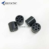 China Biesse Black Plastic Edgebander Panel Support Beam Roller Side Wheels for automatic edge banding machines for sale