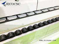 China Biesse Black Plastic Edgebander Panel Support Beam Roller Side Wheels for automatic edge banding machines for sale
