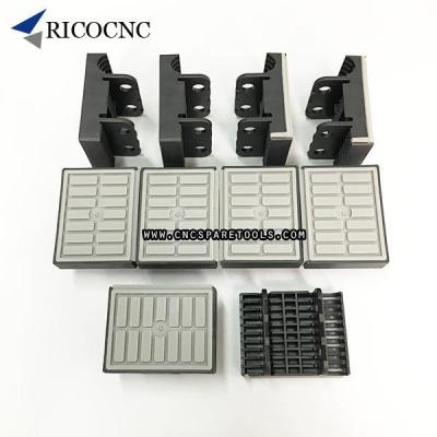 China High quality 80x62x18mm HOMAG Edgebander Rubber Track Pads Conveyor Chain Pad for sale