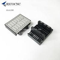 China High quality 80x62x18mm HOMAG Edgebander Rubber Track Pads Conveyor Chain Pad for sale