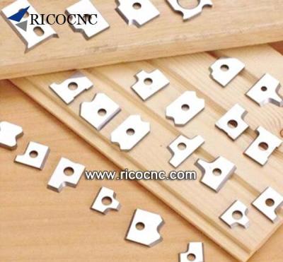 China Edgebander Solid Carbide Profile Scraper Edge Trimmer Insert Knives for EdgeBanding Machine for sale
