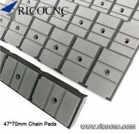 China Cheap Laguna Edgebander 47x70mm Convey Chain Track Pads for edgebanding machine for sale