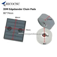 China IDM Edgebander 80x74mm CNC Conveyance Chain Track Pads for Edgebanding Machine use for sale