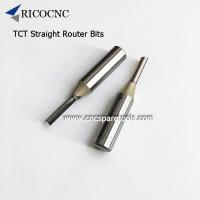 China Tungsten Carbide TCT Two Flutes Straight Router Bits for Wood Cutting for sale
