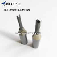 China Tungsten Carbide TCT Two Flutes Straight Router Bits for Wood Cutting for sale