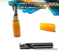 China CNC cutting tools single flute up cut Carbide CNC Router Bits for Aluminium for sale
