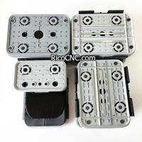 China Bottom rubber vacuum Plate 160x114 with Metal Inserts for Homag Weeke CNC pods 4-011-11-0340 for sale