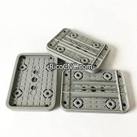 China Bottom rubber vacuum Plate 160x114 with Metal Inserts for Homag Weeke CNC pods 4-011-11-0340 for sale
