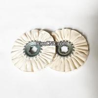China 4-005-15-0187 Polishing Wheel 120х19х10mm Buffing Pad for Homag Brandt Edgebanding machine with Hex Center for sale