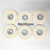 China 4-005-15-0187 Polishing Wheel 120х19х10mm Buffing Pad for Homag Brandt Edgebanding machine with Hex Center for sale
