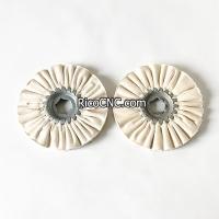 China 4-005-15-0187 Polishing Wheel 120х19х10mm Buffing Pad for Homag Brandt Edgebanding machine with Hex Center for sale