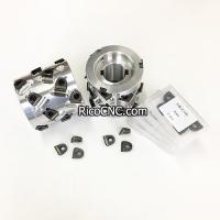 China WhisperCut Pre-Mill Cutter CSEN350086 80x30xH65 Z3+3 for Biesse AKRON Jade Edgebanders for sale