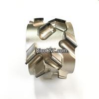 China 80x30xH49 Z 3+3 PCD Pre-milling Cutter Replacement for Wirutex S13165 BIESSE CSEN350085 for AKRON for sale