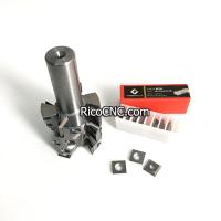 China Woodworking CNC Spiral Cutter Head Indexable CNC Router Spiral Bits with Carbide Insert for sale