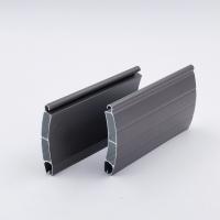 China 6063-T5 Customized Aluminum Alloy Rolling Shutter Door Slat And Track Profiles For Garage for sale