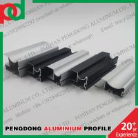 China Anodized Color 6063 Aluminium Profiles For Sliding Wardrobe Doors for sale
