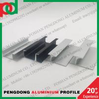 China Anodized Color 6063 Aluminium Profiles For Sliding Wardrobe Doors for sale