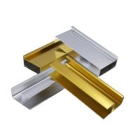 China High Quality Customized Powder Coated Polishing Aluminium Kitchen Cabinet Profile for sale