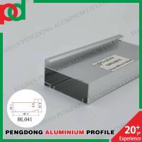 China Professional Manufacturer Glossy Silver Polishing Aluminium Kitchen Cabinet Profiles for sale