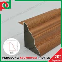 China Professional Manufacturer Glossy Silver Polishing Aluminium Kitchen Cabinet Profiles for sale