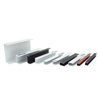 China U Channel Groove Aluminum Profiles For Windows And Doors And Furniture for sale