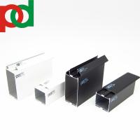 China Black Anodized Profiles Aluminio For Windows And Doors  Serie 35 for sale