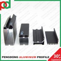 China Black Anodized Profiles Aluminio For Windows And Doors  Serie 35 for sale
