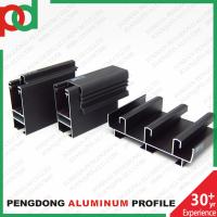 China Black Anodized Profiles Aluminio For Windows And Doors  Serie 35 for sale