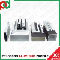 China Wooden Grain Colour Aluminium U Channel For Handrail Pergola Balcony Fency Tubes Exported To South America for sale