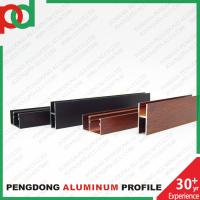 China Wooden Grain Colour Aluminium U Channel For Handrail Pergola Balcony Fency Tubes Exported To South America for sale