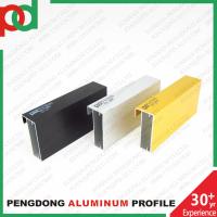 China Customizable Extrusion Technology Manufacture Aluminium Profiles For Glass Door Kitchen Cabinet Wardrobe MDF Melamine for sale
