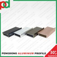 China Customizable Extrusion Technology Manufacture Aluminium Profiles For Glass Door Kitchen Cabinet Wardrobe MDF Melamine for sale